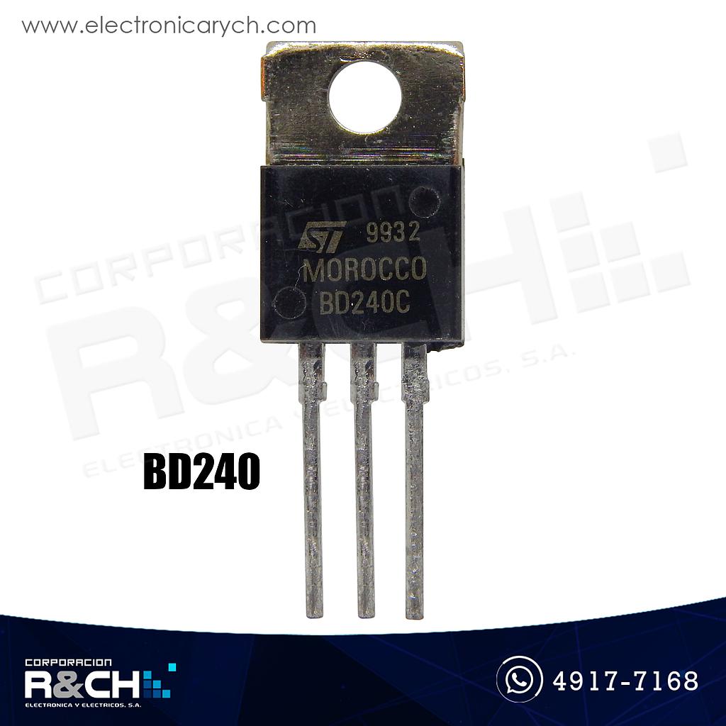 NTE332 Transistor PNP Si Audio Pwr/Sw 15A TIP42C, BD240 | Electronica R&CH