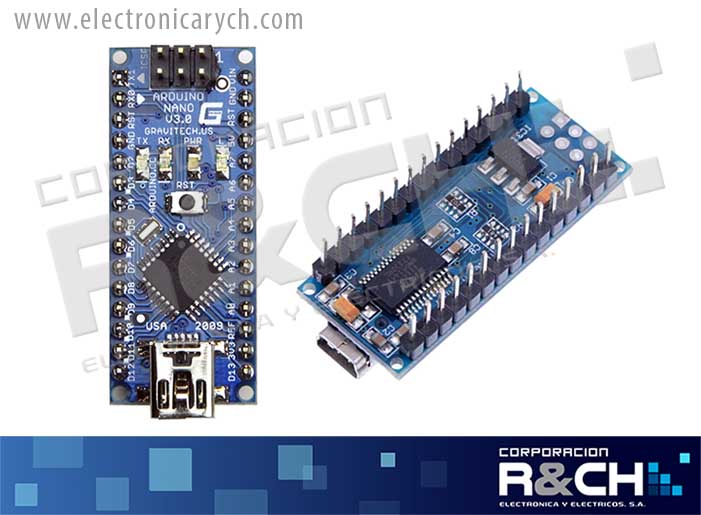 A000005 arduino nano Atmega328 g | Electronica R&CH
