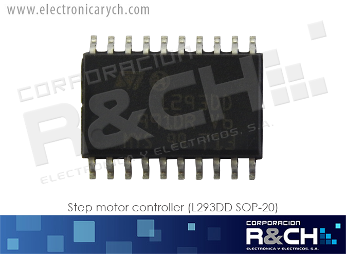 L293DD step motor controller (L293DD SOP-20) | Electronica R&CH