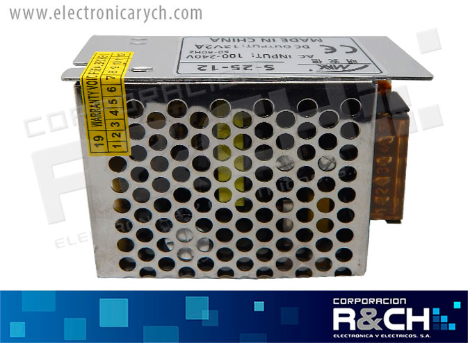 FE-1202A Fuente 12V 2A | Electronica R&CH